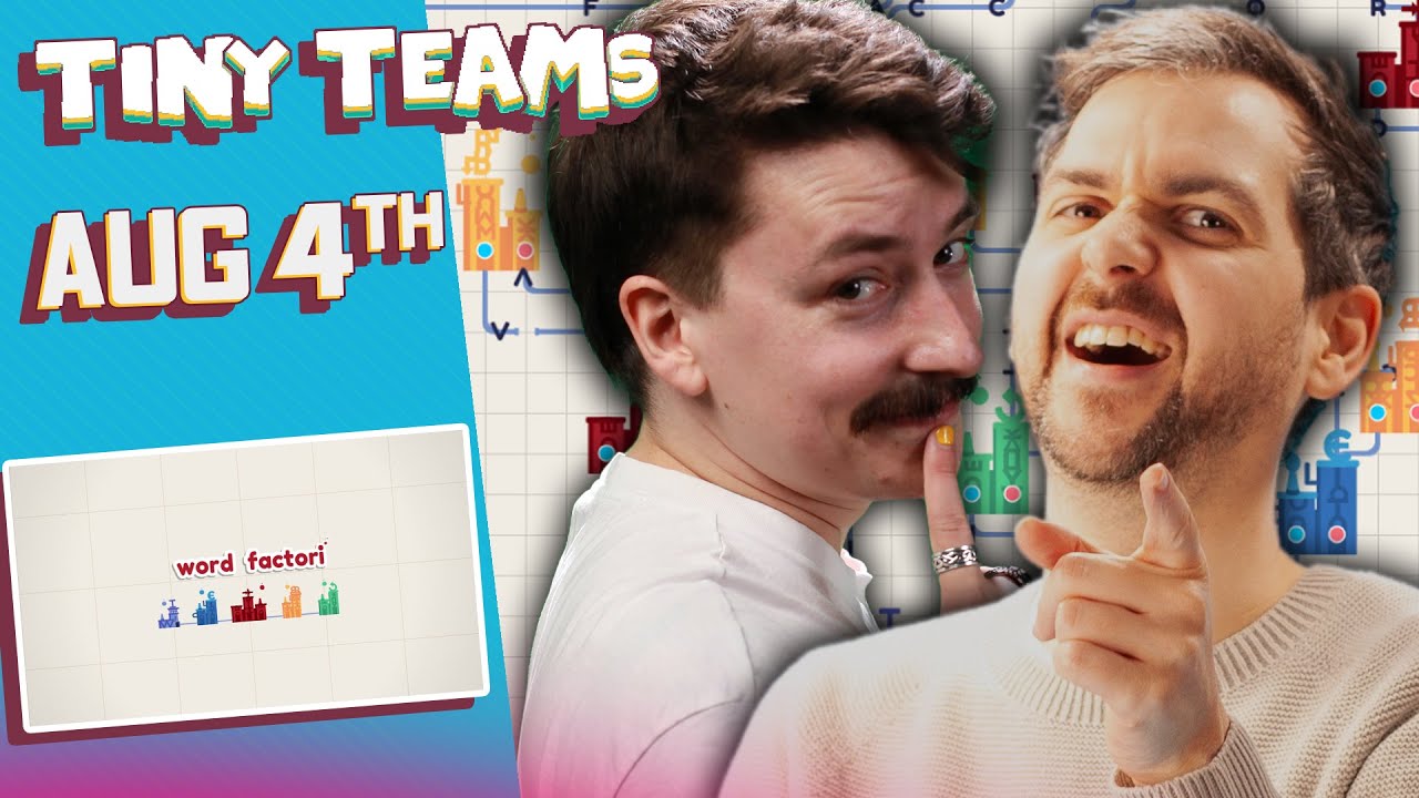 Word Factori | Tiny Teams | w/ Lewis & Ped | Day Two | (04/08/2023) - YouTube
