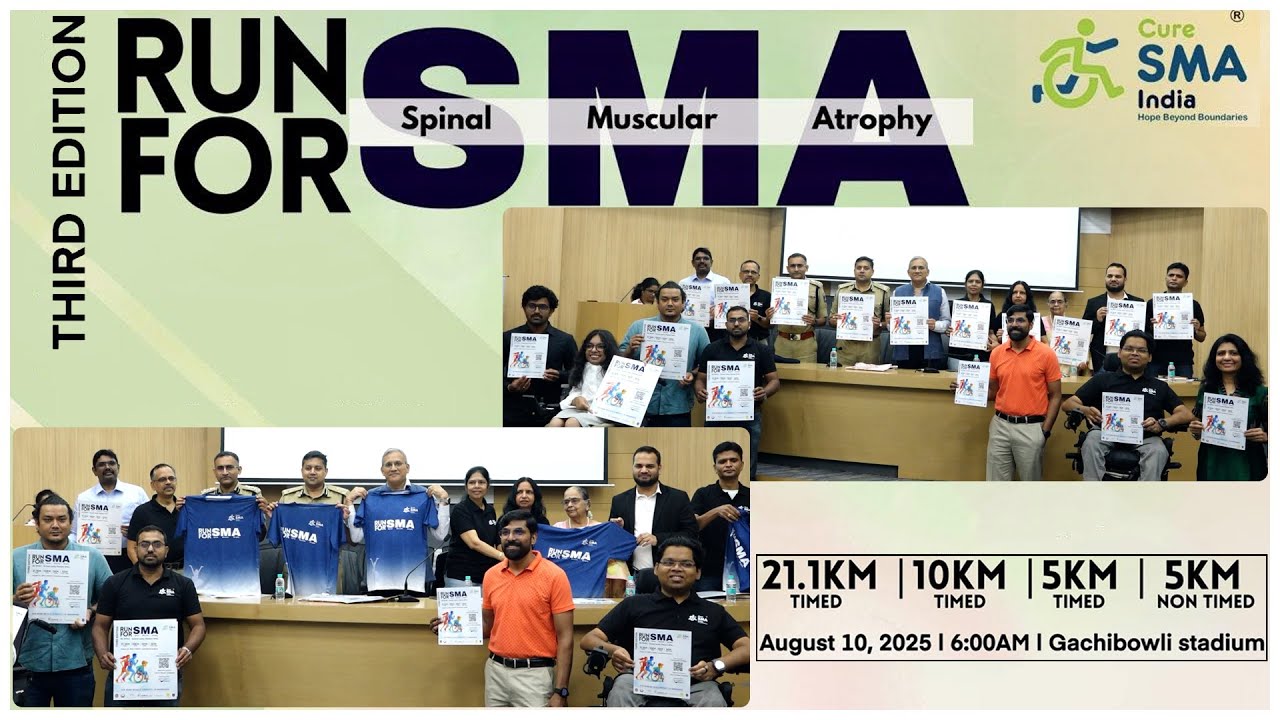 3rd Edition of Run for SMA Announced | Cure SMA India | Aug 10 ...