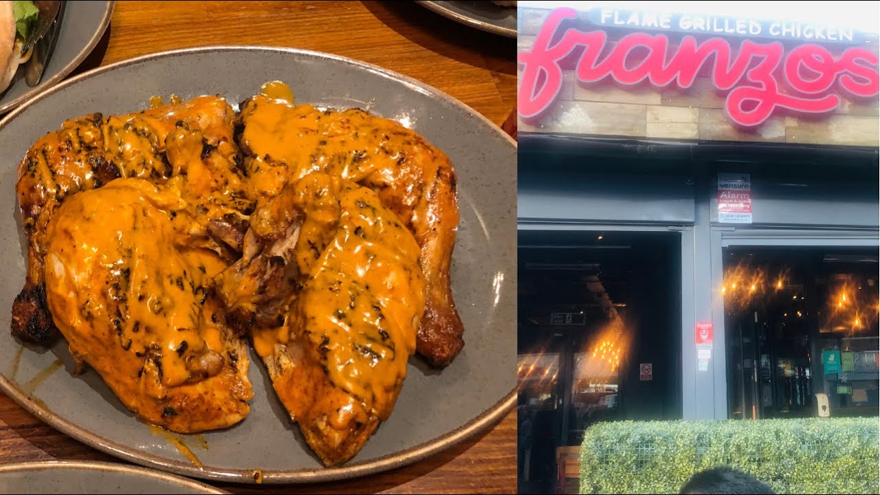 Eating out flame grill chicken at franzos/with my family/Mother’s ...