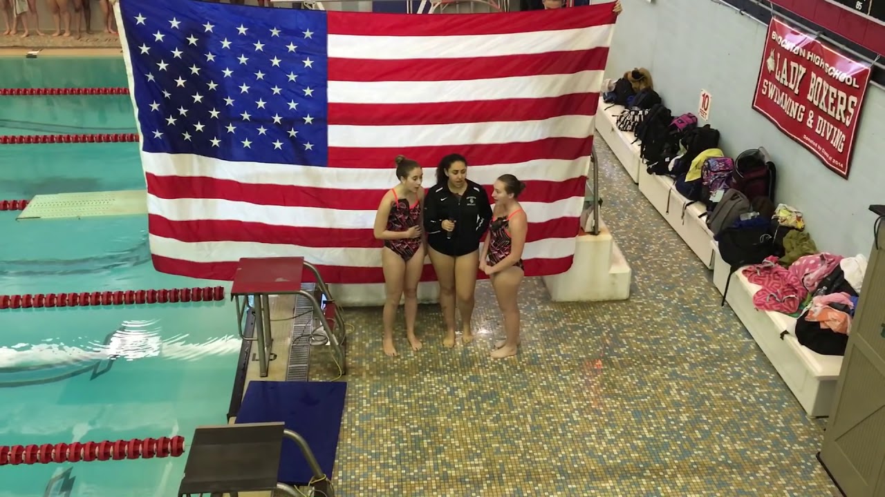 Brockton High swimmers’ a cappella anthem - YouTube