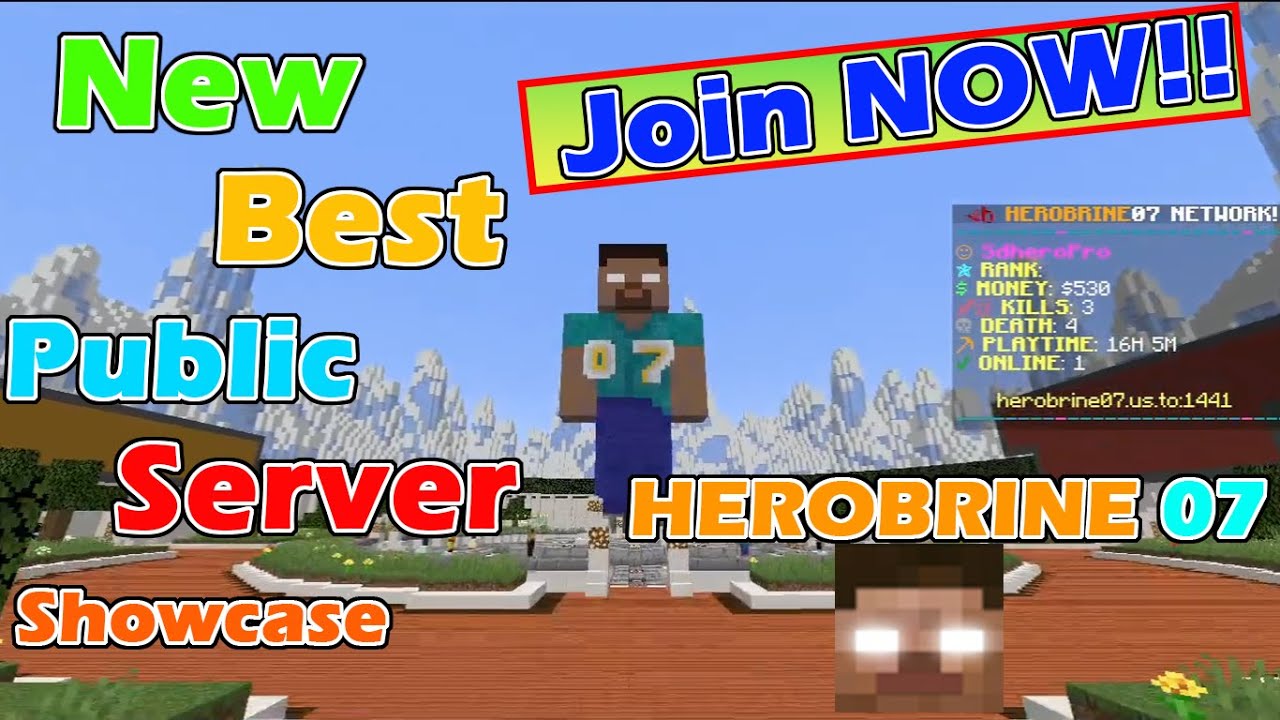 👻 Join Best Public Server For Minecraft | Java 1.21.1 | Free To Join 🎠 ...