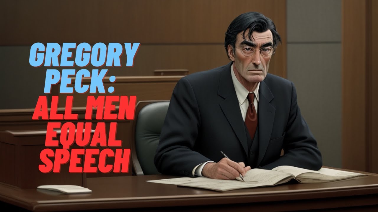 Gregory Peck: All Men Equal Speech - YouTube