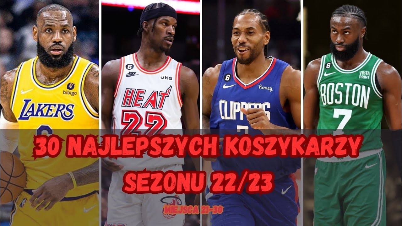 30 NAJLEPSZYCH koszykarzy 2022/23 - Część Pierwsza 21-30 #nba # ...