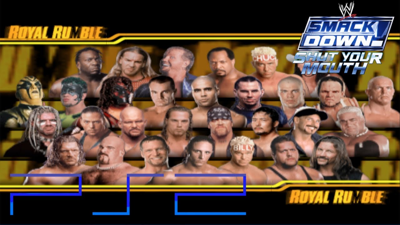 Royal Rumble Match WWE SmackDown! Shut Your Mouth "Royal Rumble 2002 ...