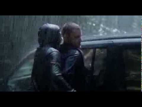Gay love scene from German movie Freier Fall about two cops
