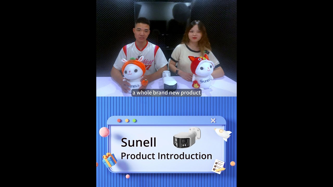 Sunell's latest release – the 4K Dual-lens 180° Panoramic Camera - YouTube