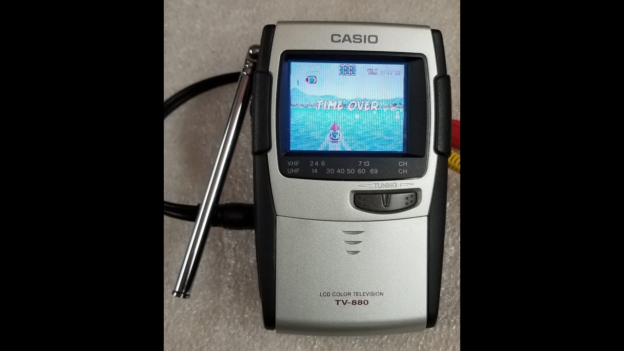 Casio TV 880 2 3 in Portable Color TV Monitor - YouTube