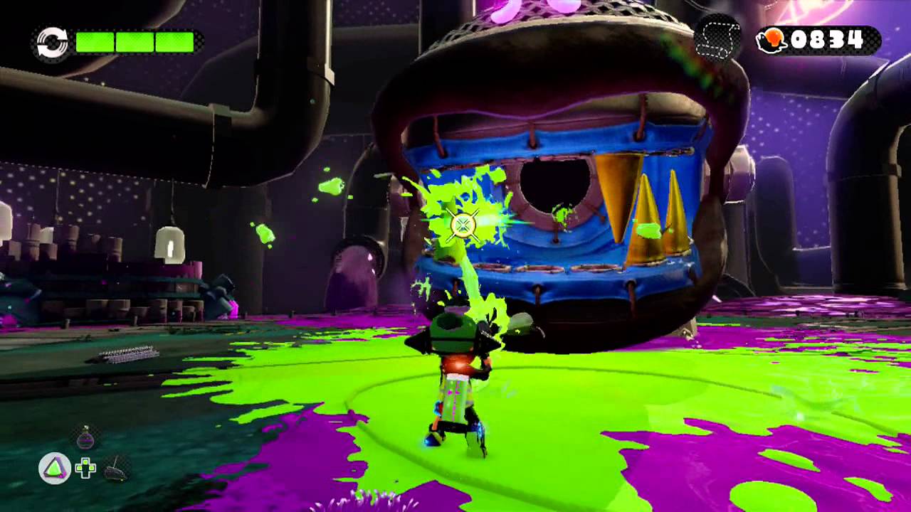 Splatoon 100% Walkthrough Part 13 - The Ravenous Octomaw Boss - YouTube