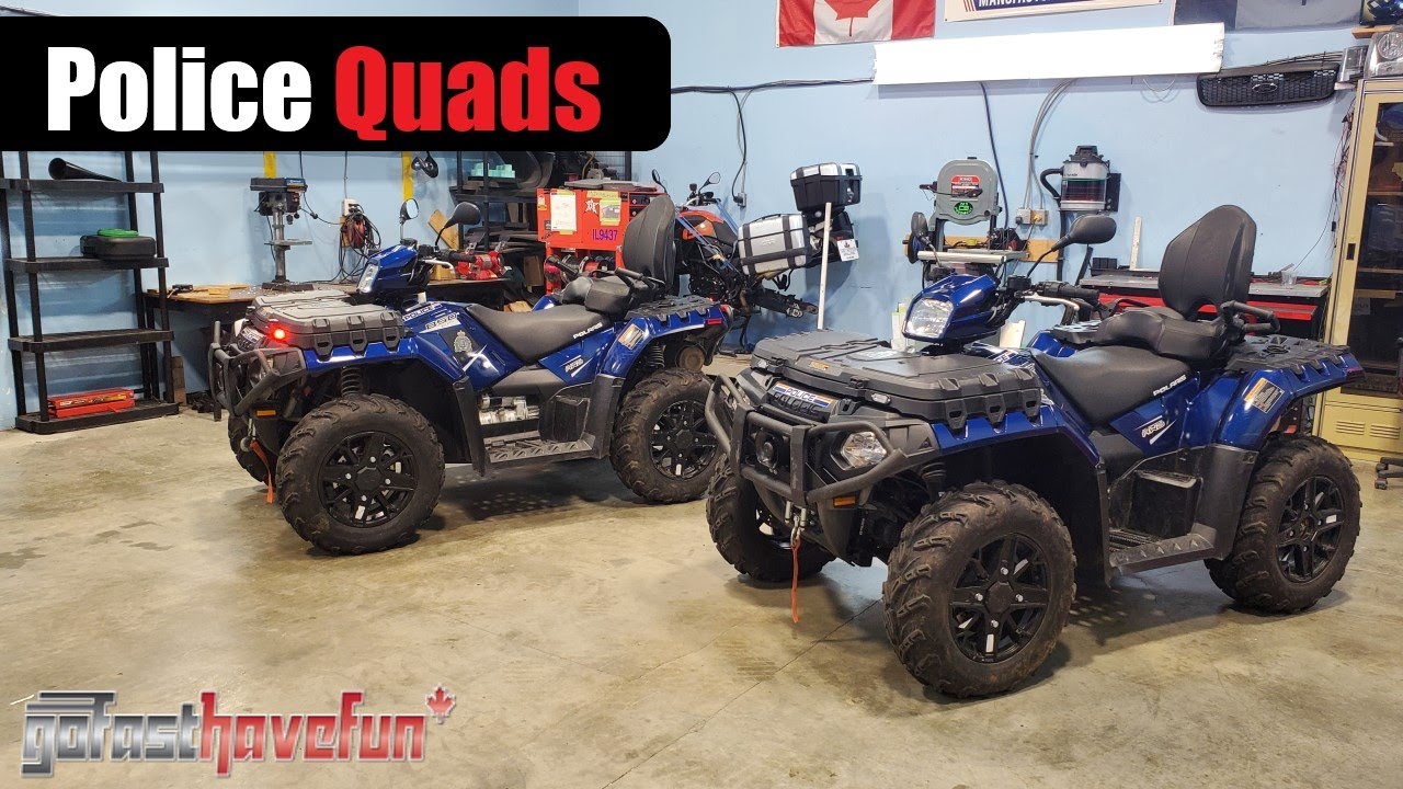Police Polaris 850 Quad | AnthonyJ350 - YouTube
