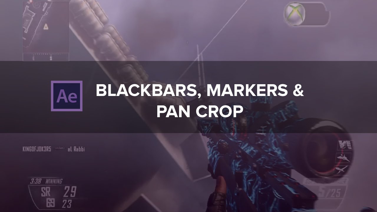 Black Bars, Markers & Pan Crop Tutorial (1st TUT) - YouTube