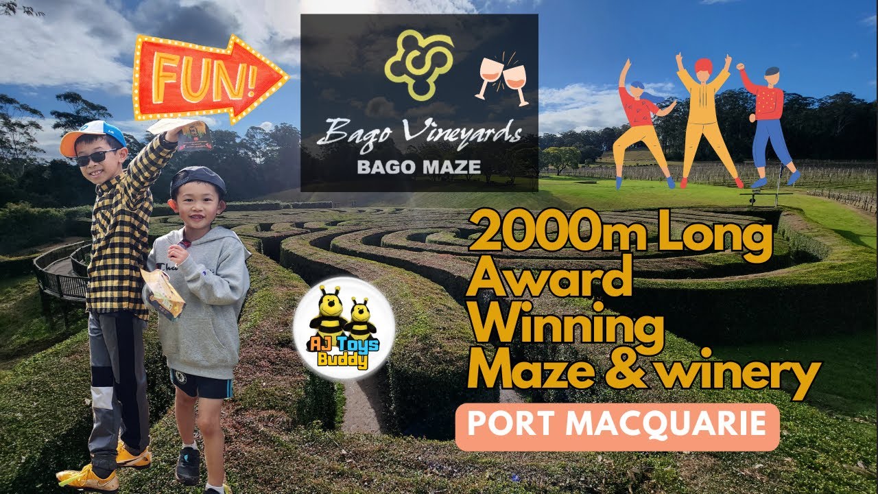 Bago Maze and Wine Tour | Port Macquarie - YouTube