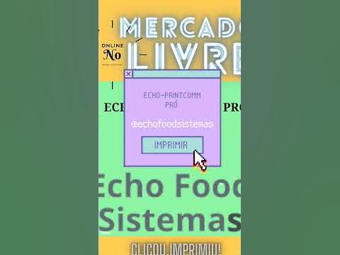 Echo-printcomm pró - seu novo jeito de imprimir comandas - YouTube