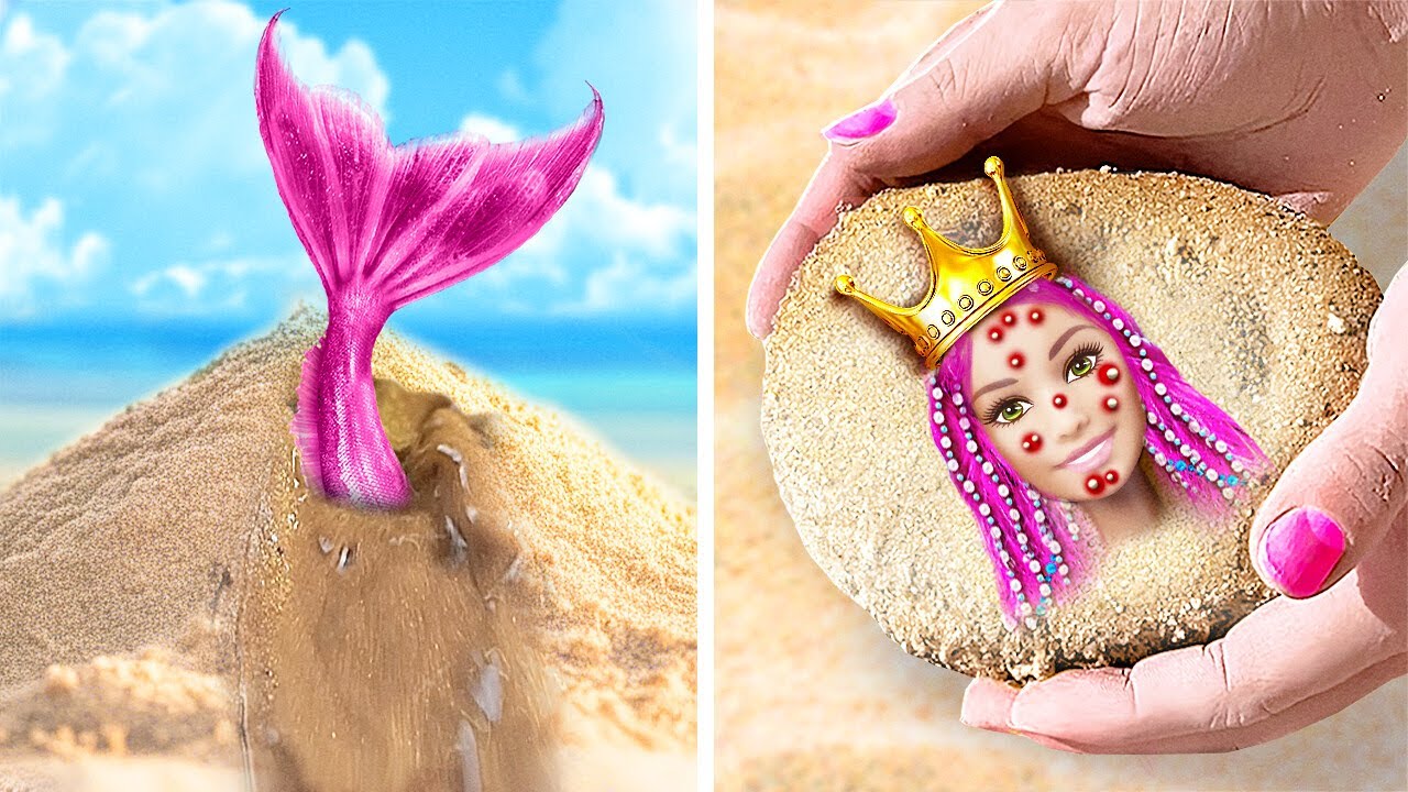 💙 I WAS ADOPTED BY MERMAID 🧜‍♀️ Extreme Makeover 🥰 How To Become a ...