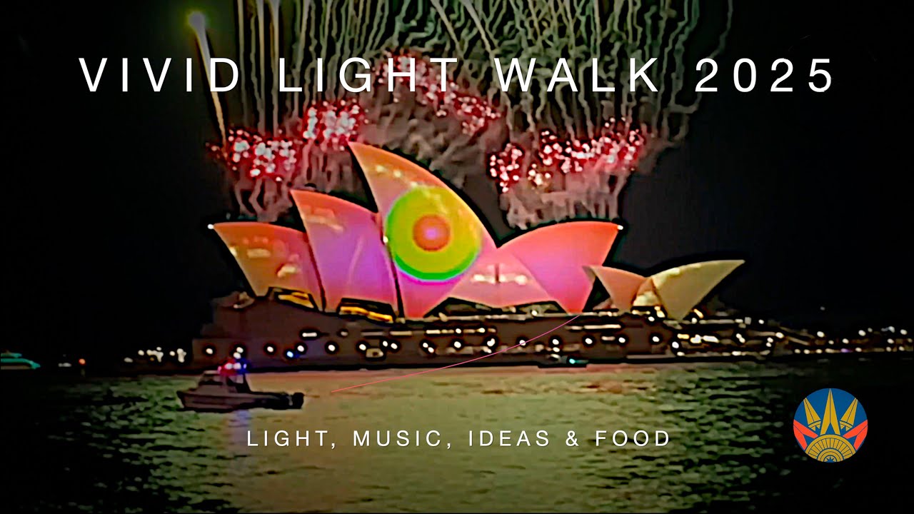 Dazzling VIVID LIGHT WALK 2025 #vividsydney2025 - YouTube