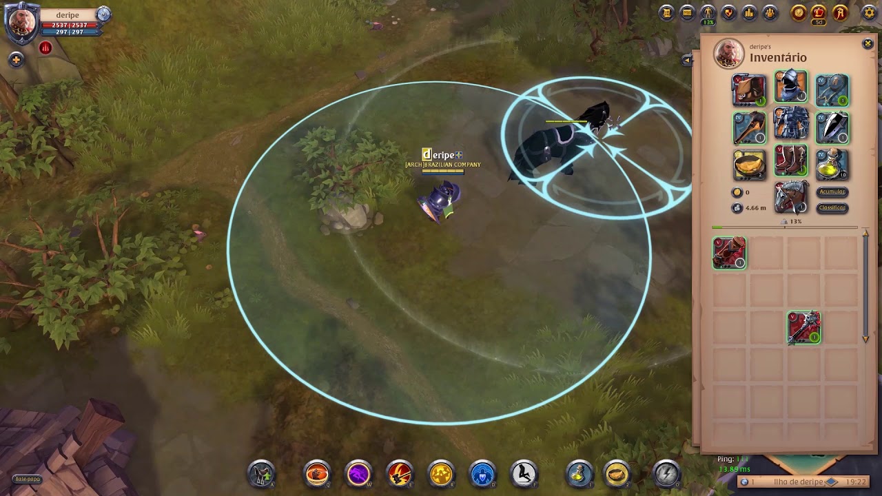 BUILD TANK PARA FAZER MAGOS EM TERRITÓRIOS - ALBION ONLINE - YouTube