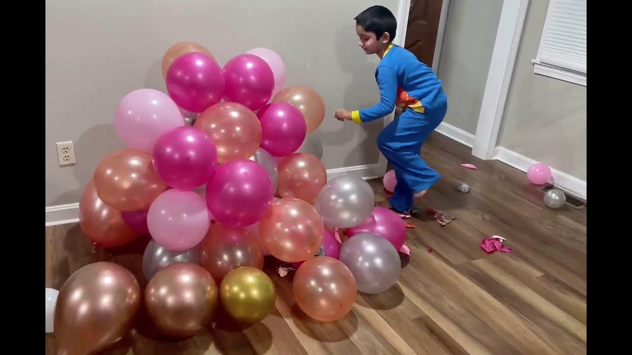 Kids Balloon Pop play time - YouTube