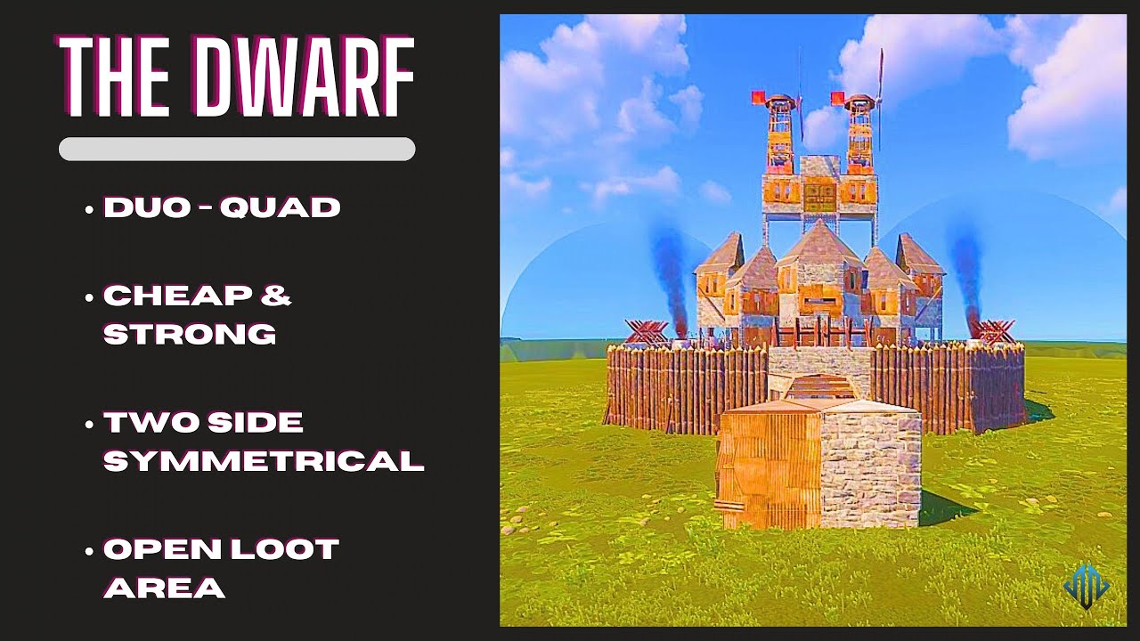 THE DWARF | Rust 3x1 Duo/Quad Base Design | 2023 - YouTube