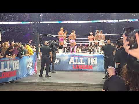 AEW ALL IN THE ACCLAIMED WIN & WORLDS BIGGEST SCISSOR LIVE RAMP VIEW ...
