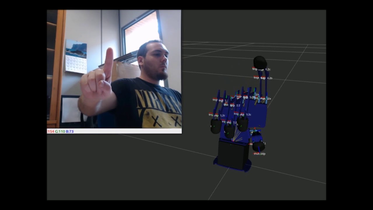 Accurate 3D Hand Pose Regression for Robot Hand Teleoperation - YouTube