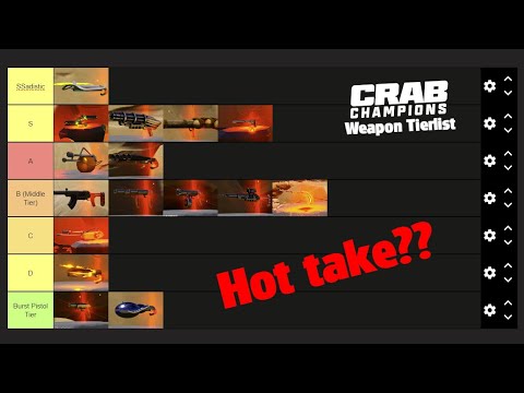 [UPDATED] Crab Champions Weapon Tier List (v1956) - YouTube
