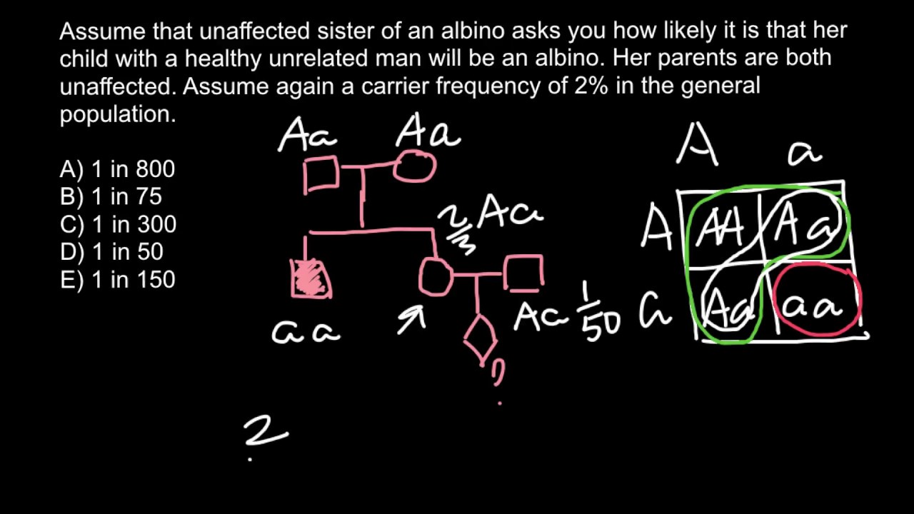 How to solve pedigree problems 10 - YouTube