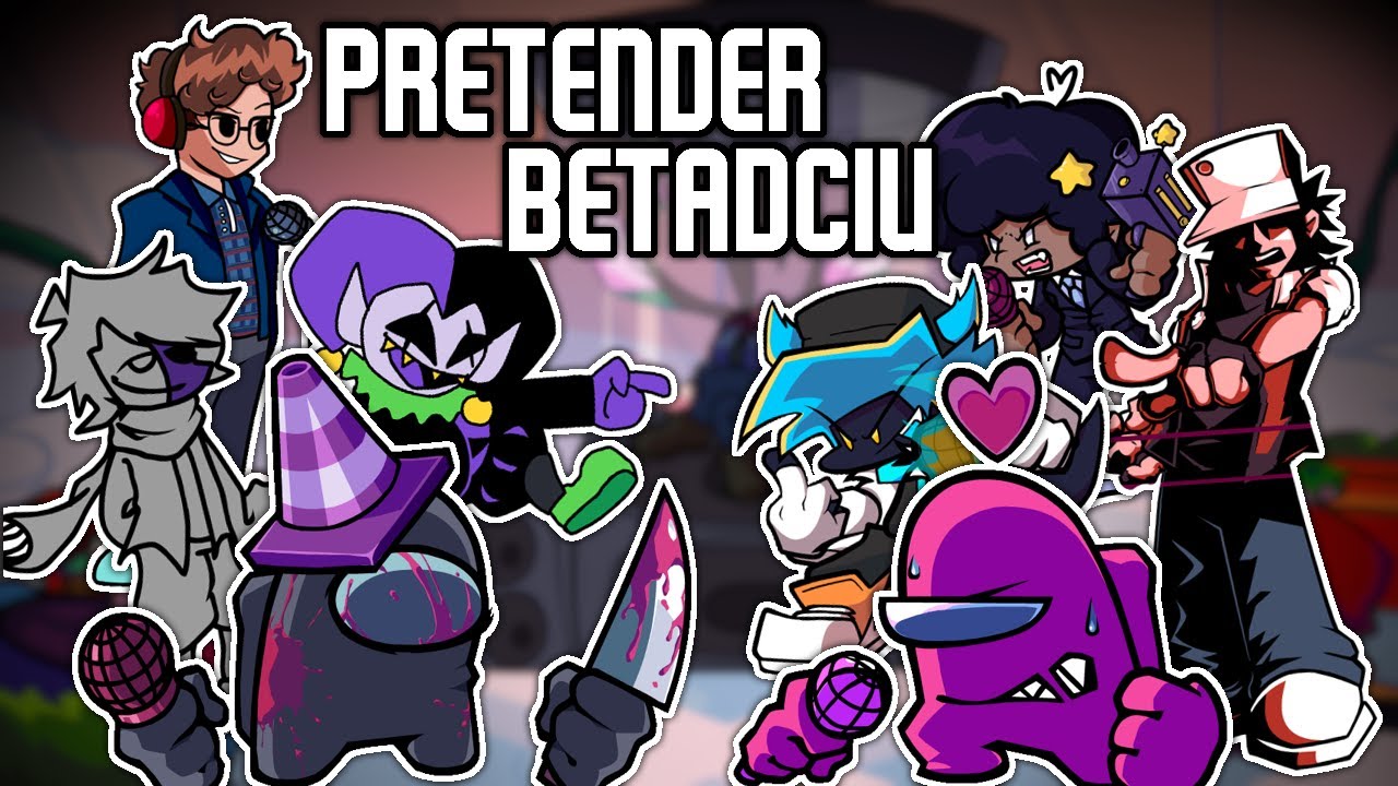 Pretender But Everyone Sings (FNF VS Imposter V4 BETADCIU Cover) - YouTube
