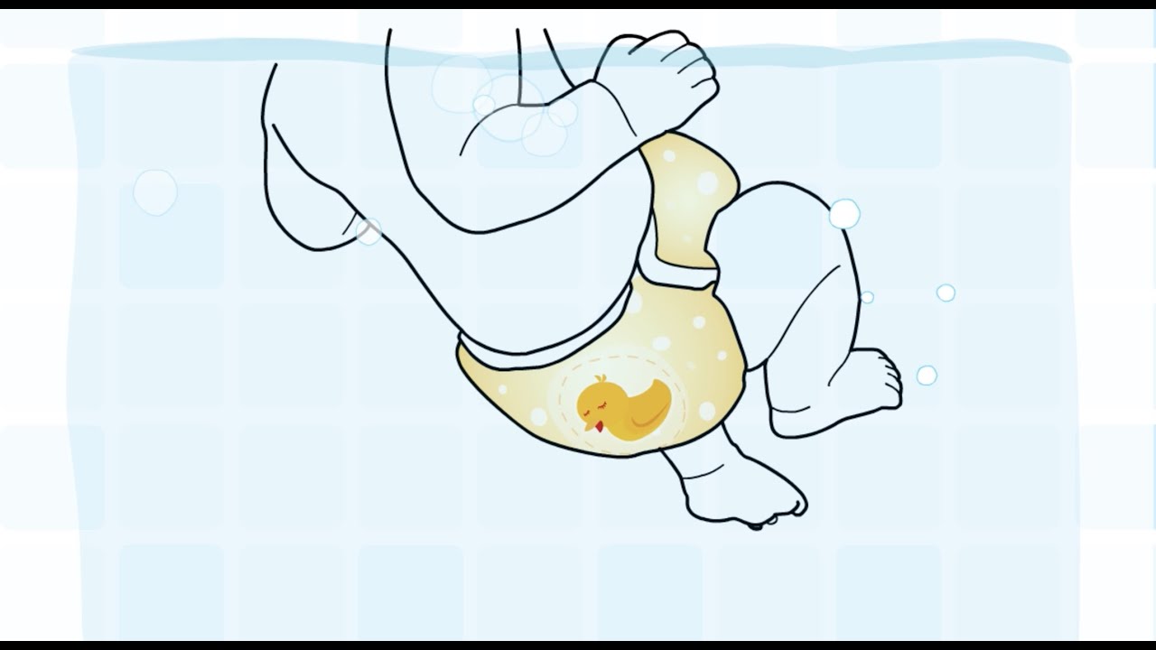 Swimava Baby Water Diaper (1m+) - YouTube