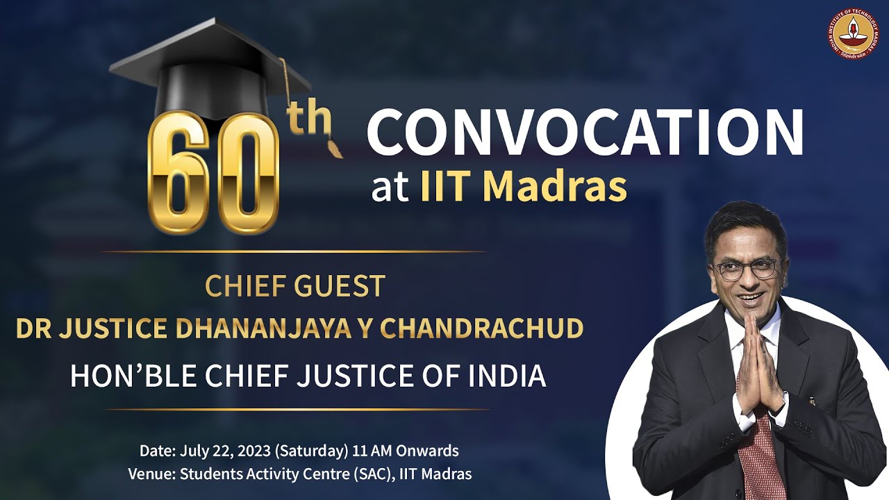 60th Convocation at IIT Madras - YouTube