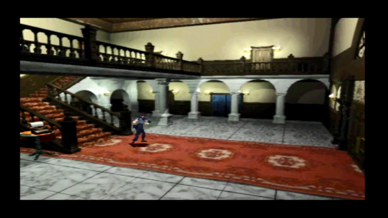 Resident Evil 1998, Jill's Scenario, Shield Key Puzzle - YouTube