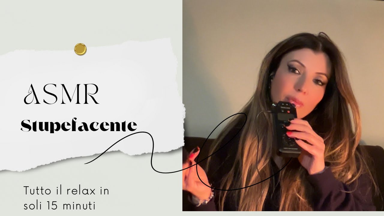 ASMR video mouth sounds da brividi raccontino inaudibile e whispering # ...