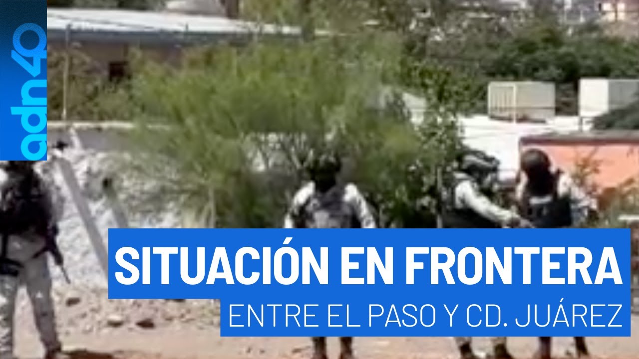 Así se ve la frontera entre Ciudad Juárez y el Paso, Texas; hay ...