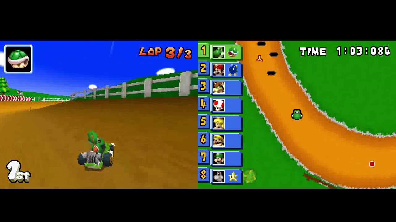 [Mario Kart DS] Shell Cup 100cc Gold Trophy 3-Stars - YouTube
