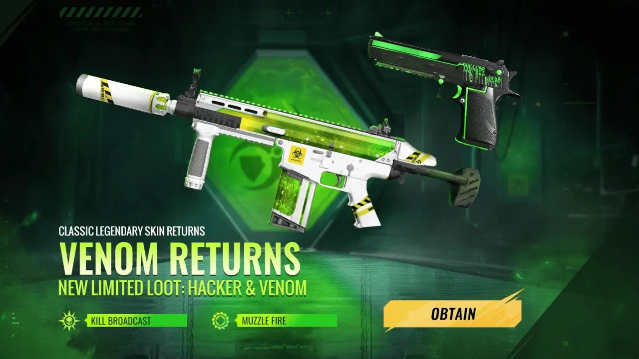 LEGENDARY SCAR VENOM BLOODSTRIKE MOBILE IS SO COOL | Weapon showcase ...