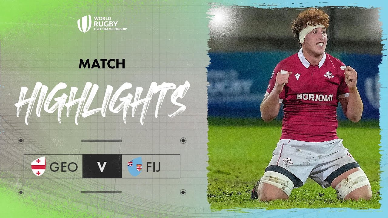 Georgia overpower Fiji | Georgia v Fiji | World Rugby U20 Championship ...