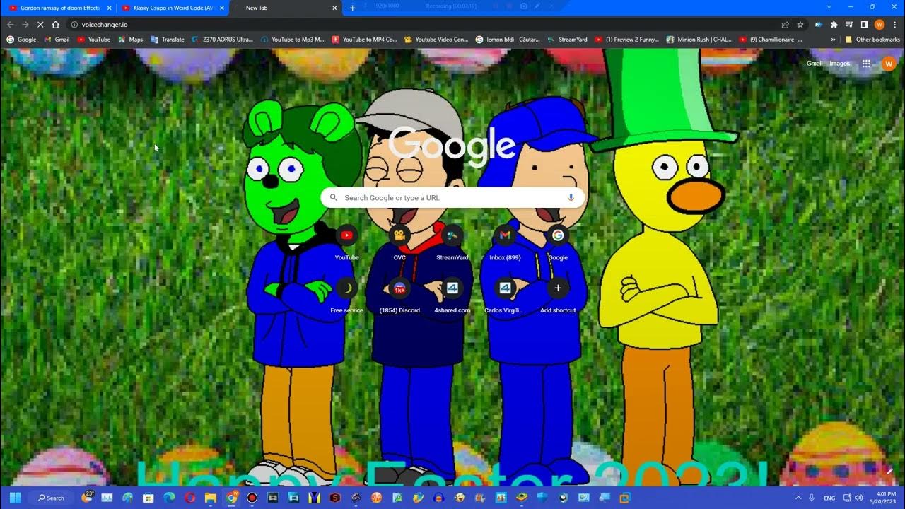 How to make Klasky Csupo 2001 Effects on AVS, Audacity and voicechanger Part 3 - YouTube