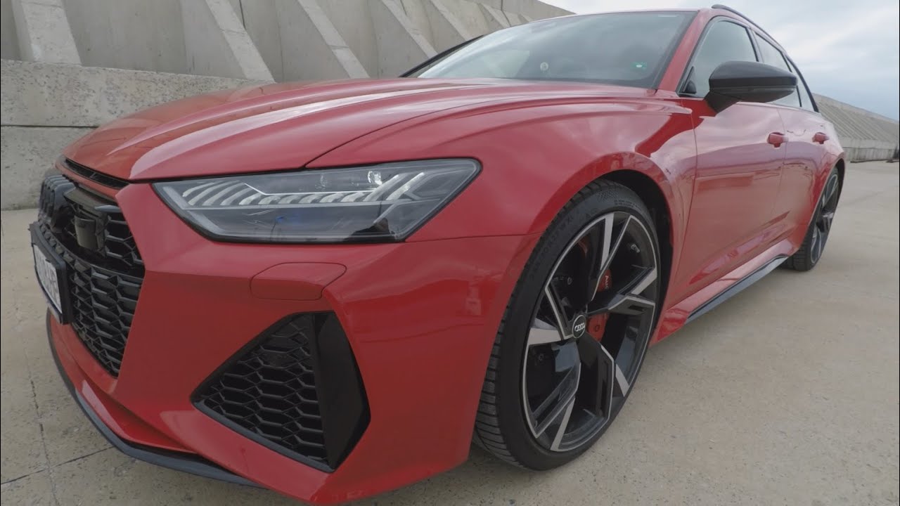 Audi RS6 C8 MTM 2020 Launch Control / Color: Tango Red! - YouTube