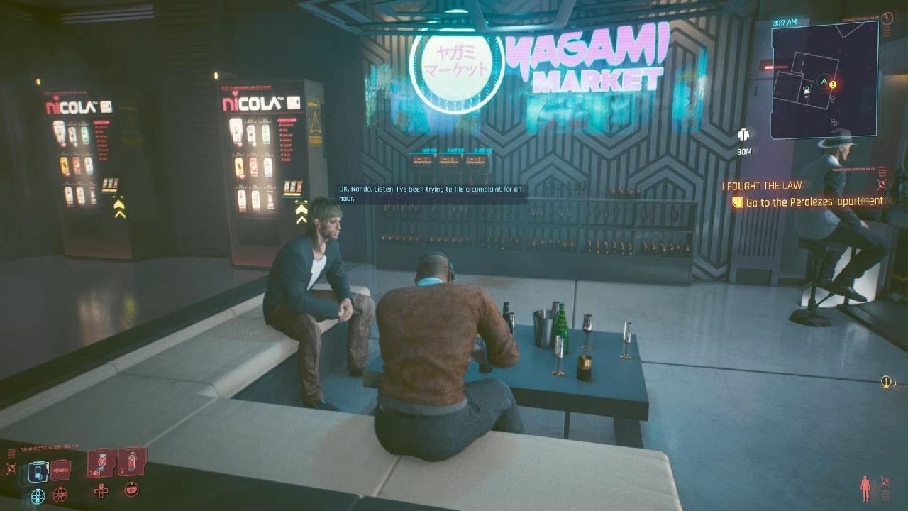 Cyberpunk 2077 NPC Angry with Customer Service Call - YouTube