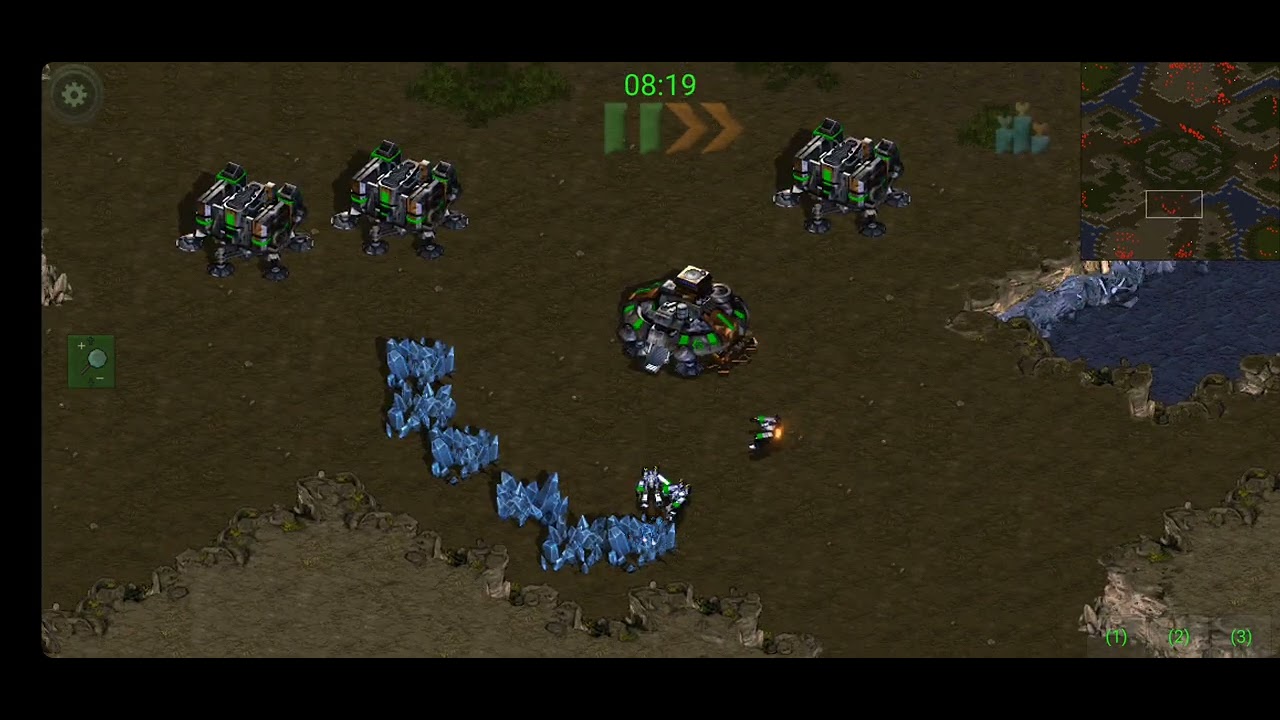 스타크래프트(모바일) 12시(han) vs 6시(lee) 24.10.20(4) - YouTube