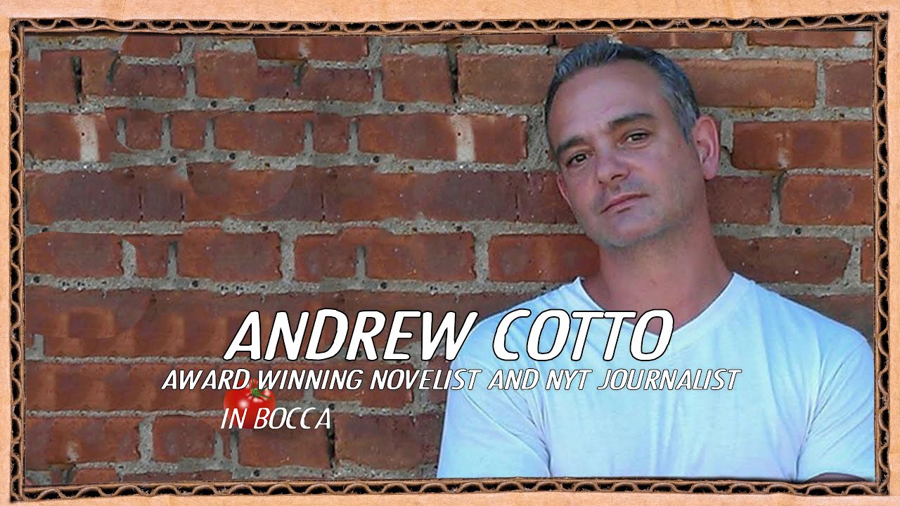 Italy In Bocca 🍅 Novelist and New York Times Journalist Andrew Cotta ...