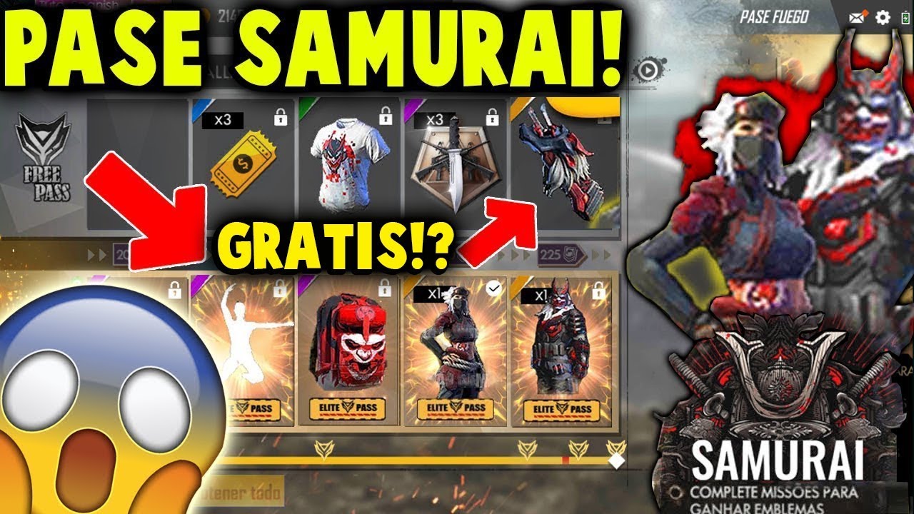 NUEVO PASE ELITE "SAMURAI" ¿GRATIS? PRÓXIMO PASE ÉLITE de OCTUBRE - YouTube