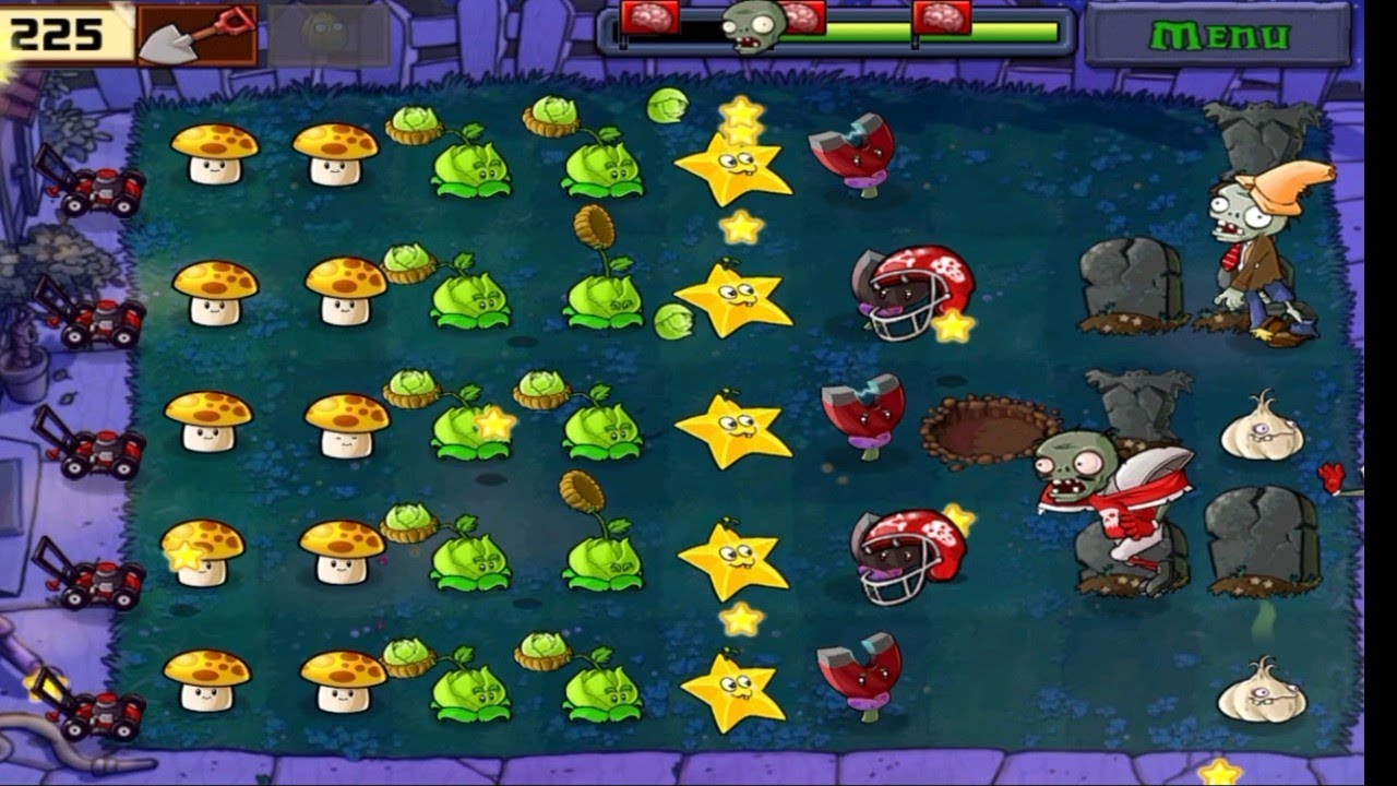 Plants vs zombies second life adventure game| nightfall level 7 & 8 ...