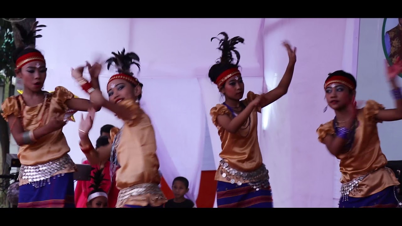 Achik Wangala Festival Dance Performance by Garo Tribe kids - YouTube