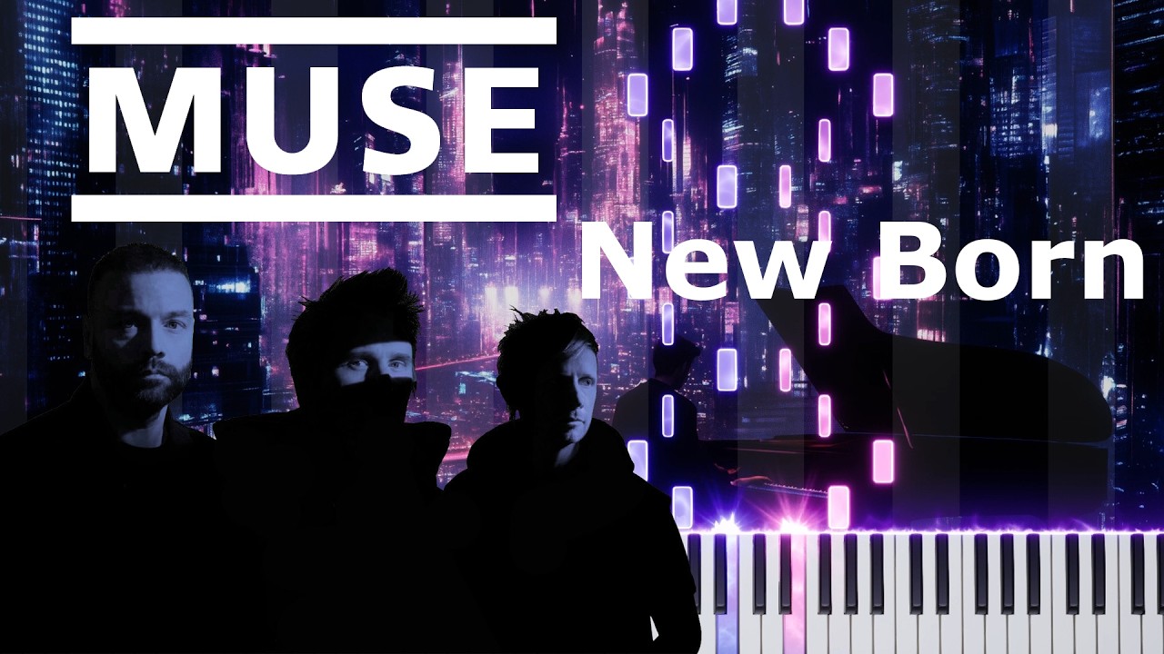 Muse - New Born | Piano Tutorial [Medium] - YouTube