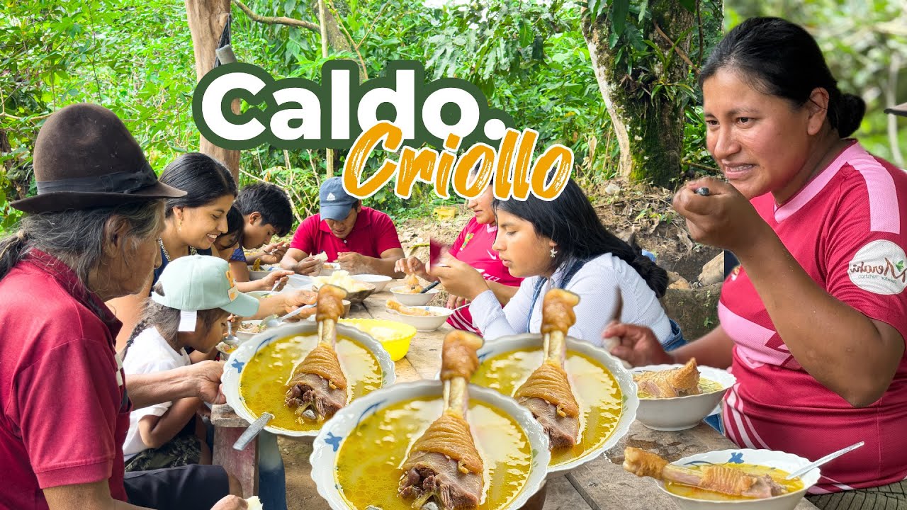 ¡Mira cómo preparamos caldo de gallo para muchos! Recetas de la abuela ...