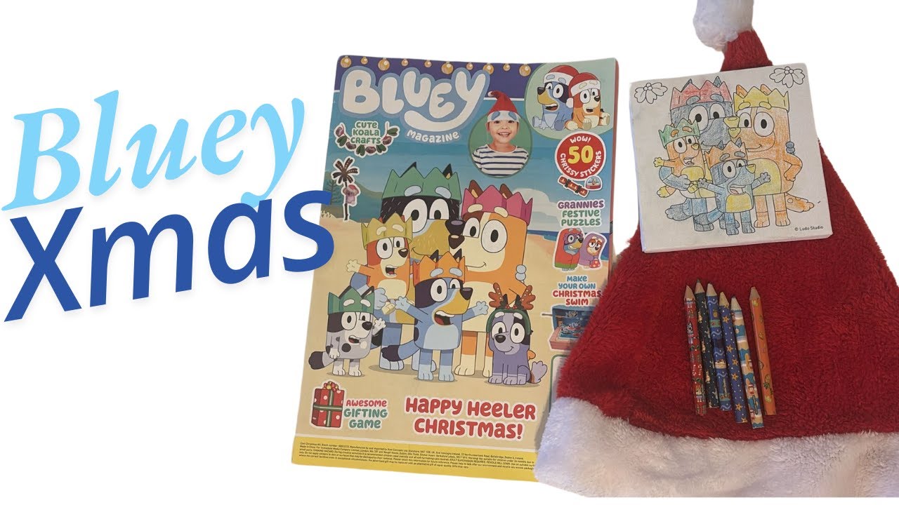 Bluey Magazine Christmas Special Issue #35 With Christmas Hat and ...