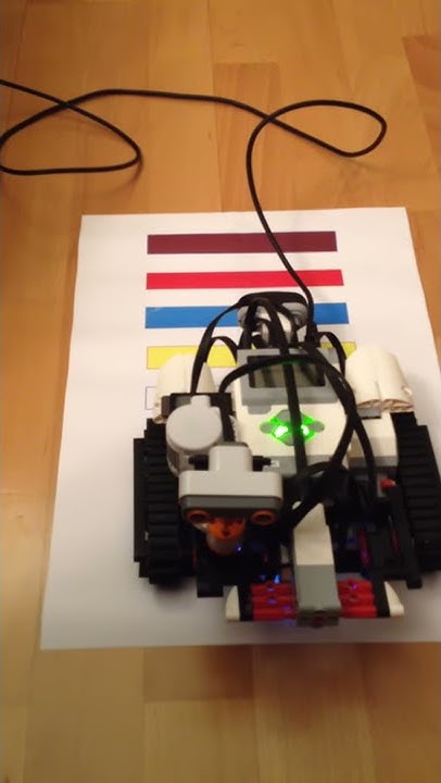 EV3 color sensor experiment - YouTube