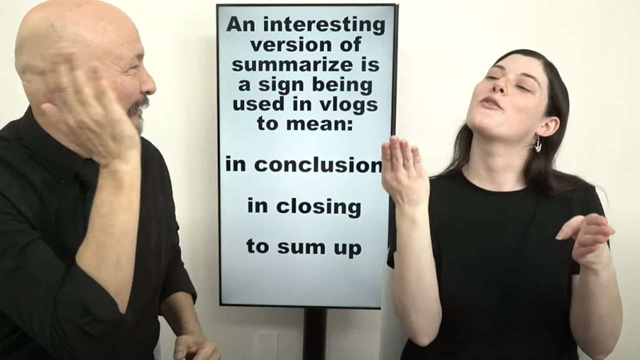 Learn ASL: Advanced Students (Level 5 and up) (Vocabulary Expansion ...