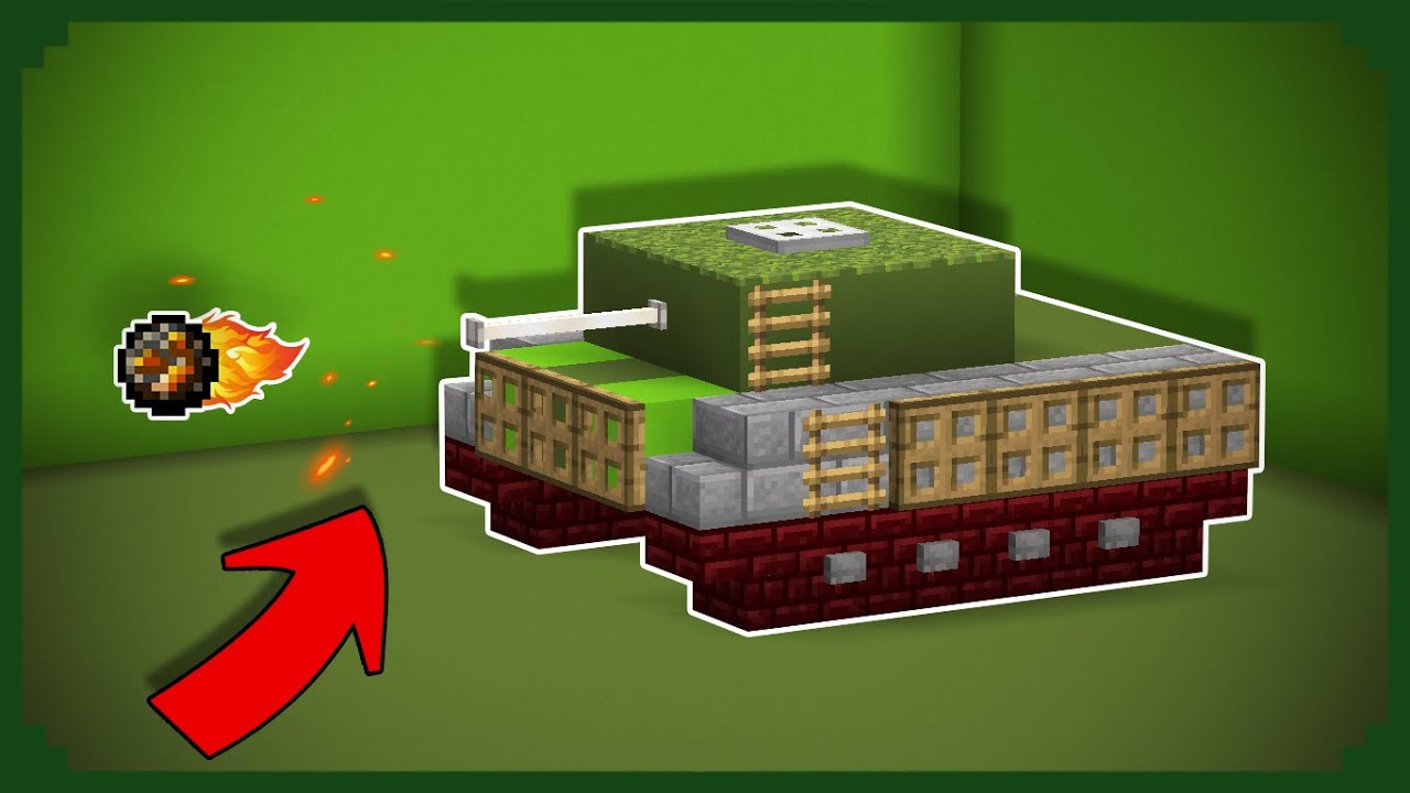 how to make a tank in minecraft - YouTube