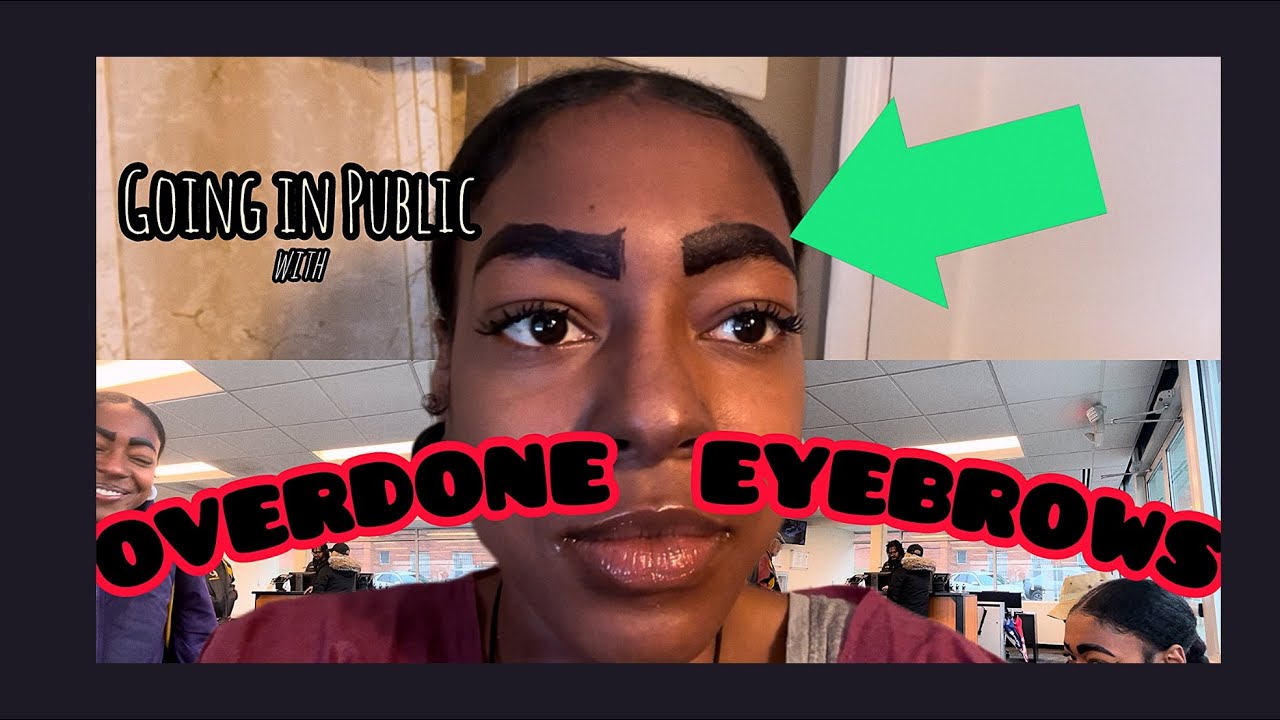 THICK OVERDONE EYEBROWS PRANK PT. 1 - YouTube