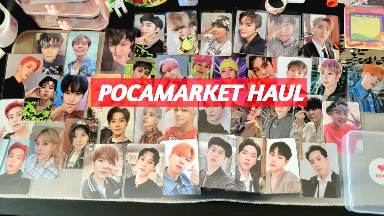 Kpop Photocard Haul Using Pocamarket | Nct, Mx, Svt - YouTube